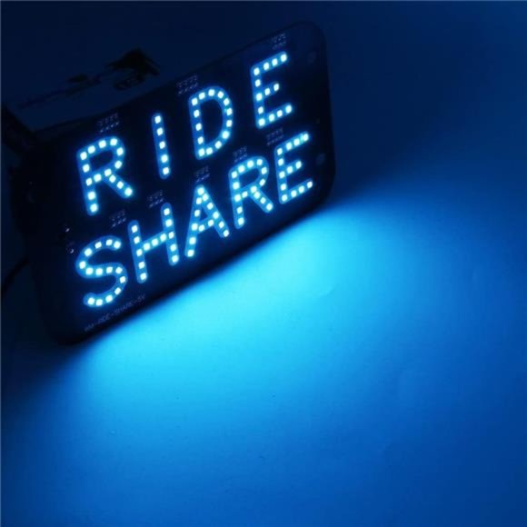 Other | Rideshare Led Light Signs For Car Window Accessoryequipped With ...